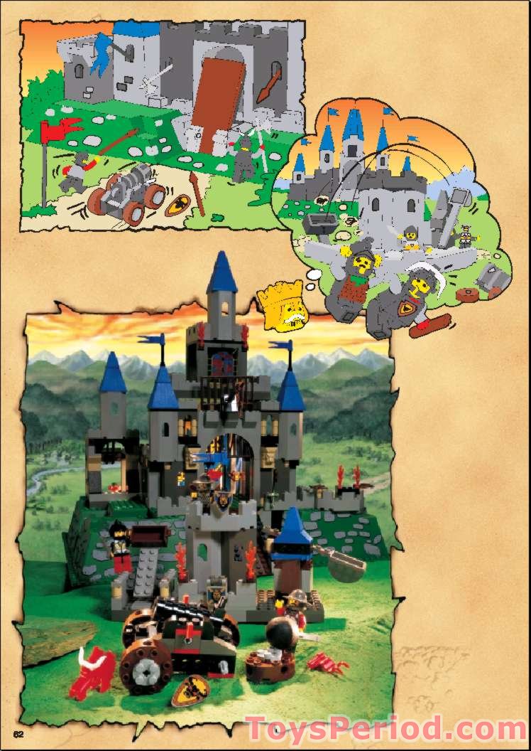 LEGO 6098 King Leo's Castle Instructions and Parts List