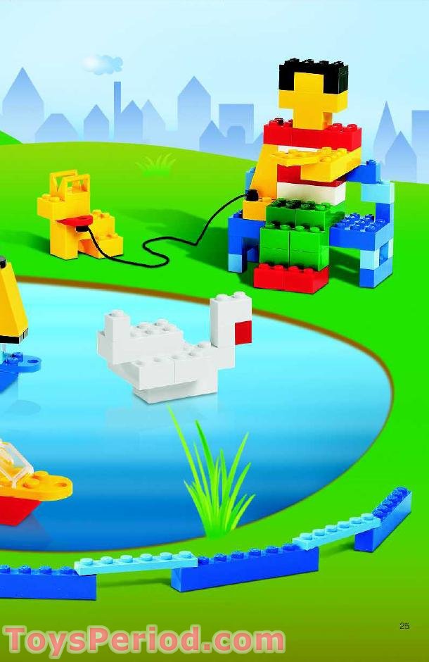 LEGO 6186 Build Your Own LEGO Harbor Instructions and Parts List