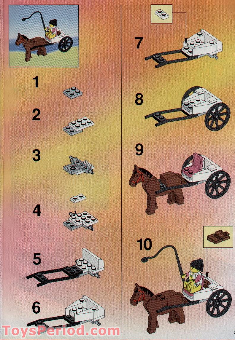 LEGO 6418 Country Club Instructions and Parts List