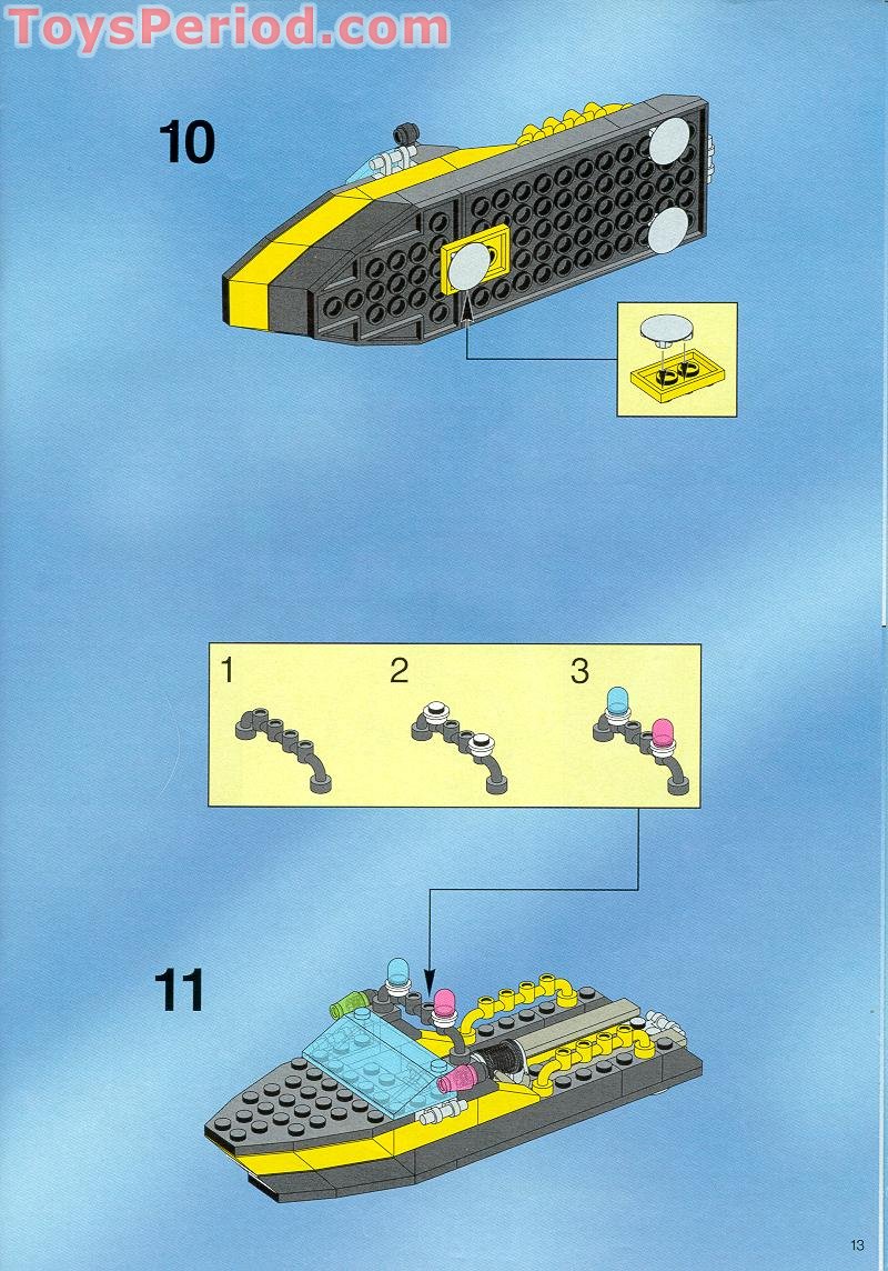 LEGO 6479 Emergency Response Center Instructions and Parts List