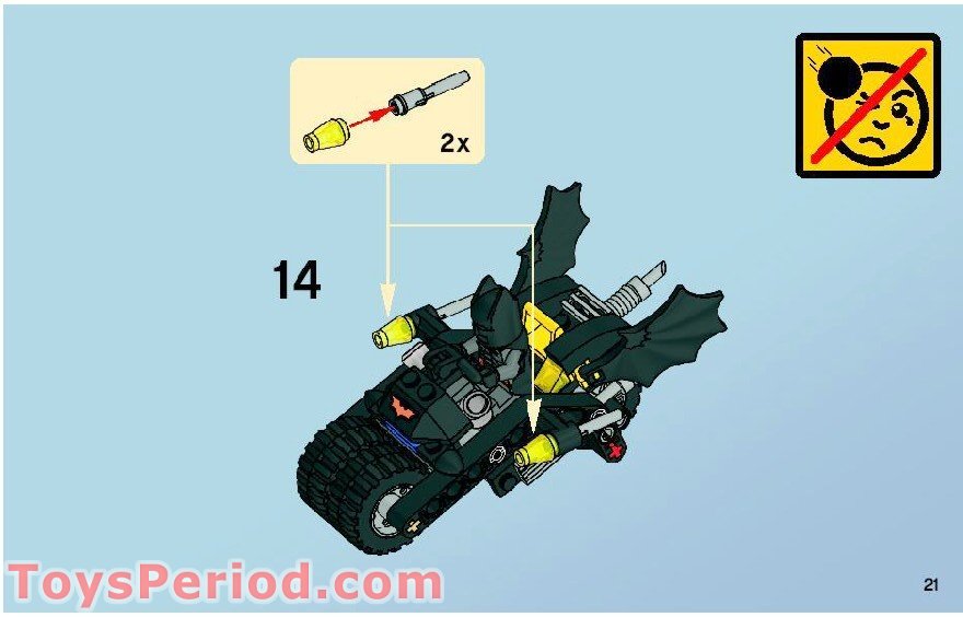 LEGO 7886 The Batcycle: Harley Quinn's Hammer Truck Instructions and ...