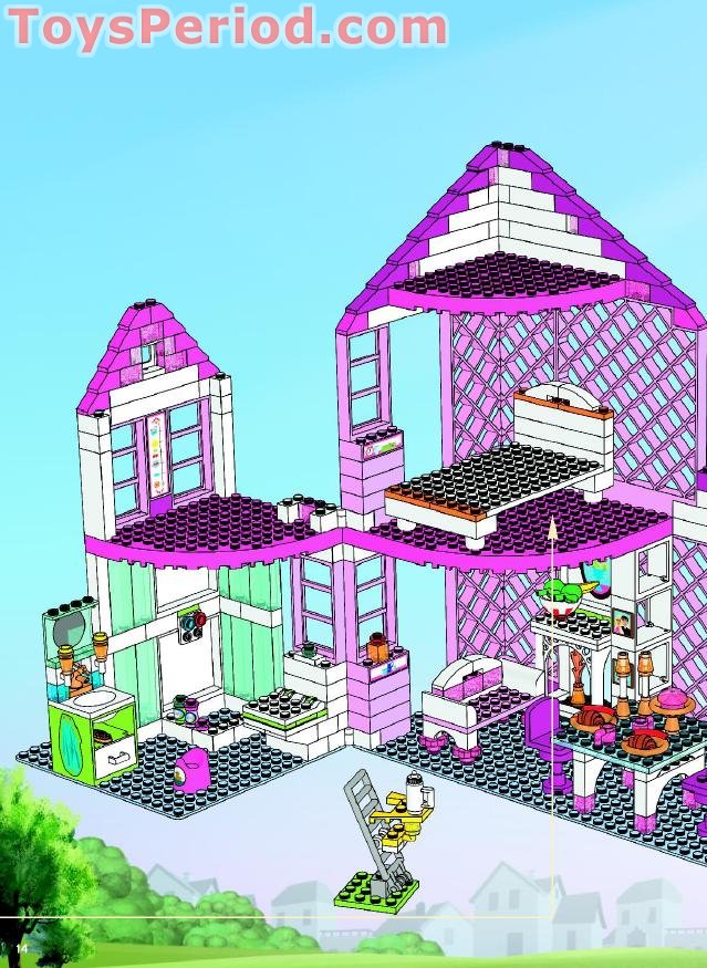 LEGO 7586 Sunshine Home Instructions and Parts List