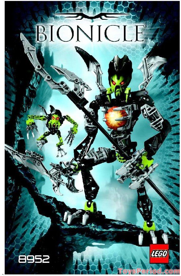 LEGO 8952 Mutran and Vican Instructions and Parts List