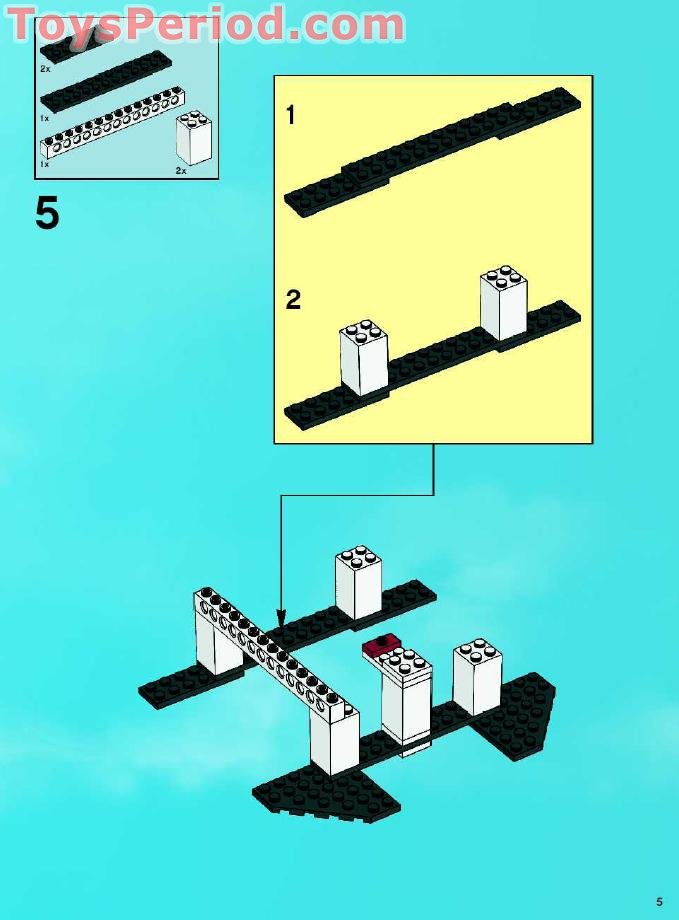 LEGO 8107 Fight for the Golden Tower Instructions and Parts List