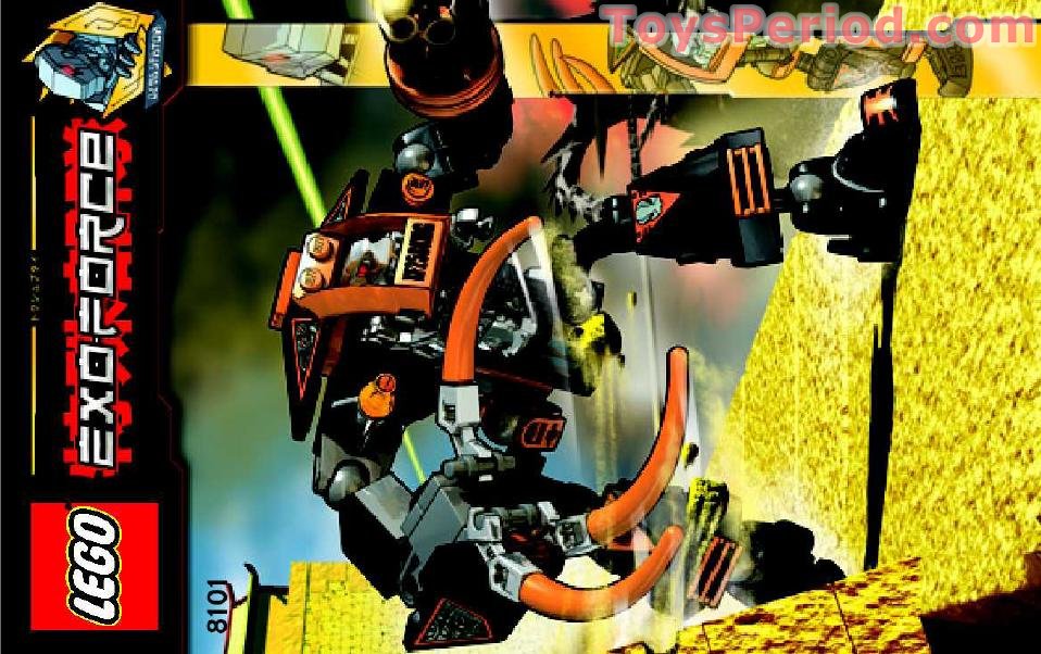 LEGO 8101 Claw Crusher Instructions and Parts List