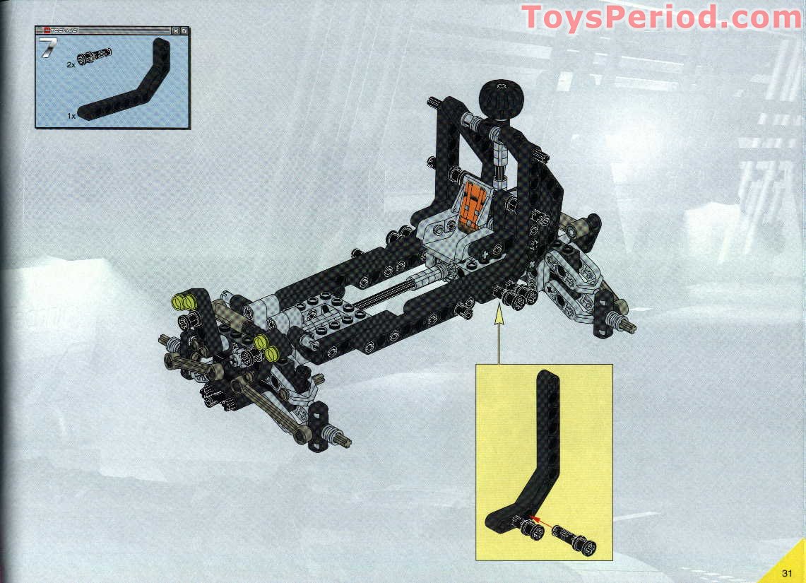 LEGO 8465 Extreme Off-Roader Instructions and Parts List