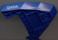 LEGO Sets with Part 2623pb01 Boat Bow Top 8 x 10 x 1 with 'DIANA' Pattern on both sides ...