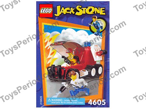 LEGO 4605 Fire Response Suv Instructions and Parts List