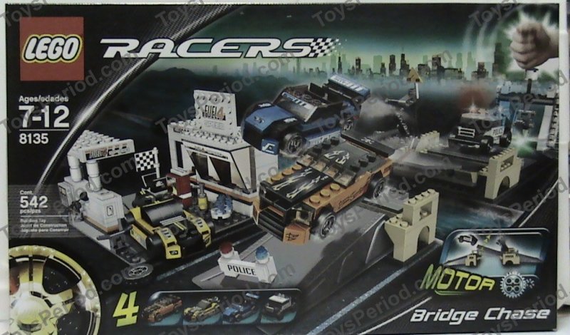 LEGO 8135 Bridge Chase Instructions and Parts List