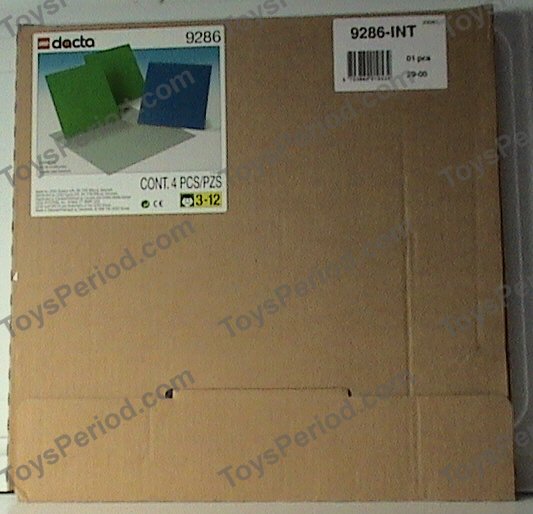 LEGO 9286 Large LEGO Baseplates Set Parts List