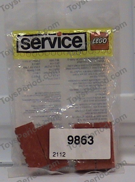 LEGO 9863 Weighted Brick Pack Set Parts Inventory and Instructions ...