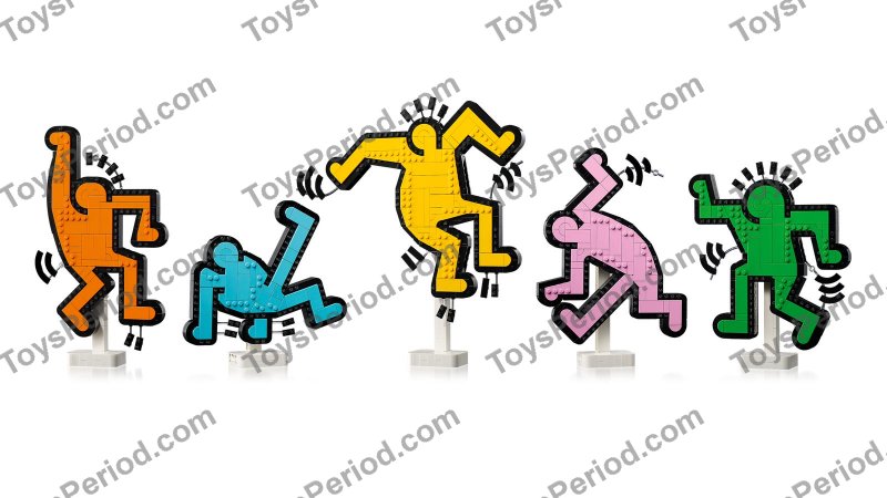 LEGO 31216 Keith Haring - Dancing Figures Set from 2025 | LEGO Reference