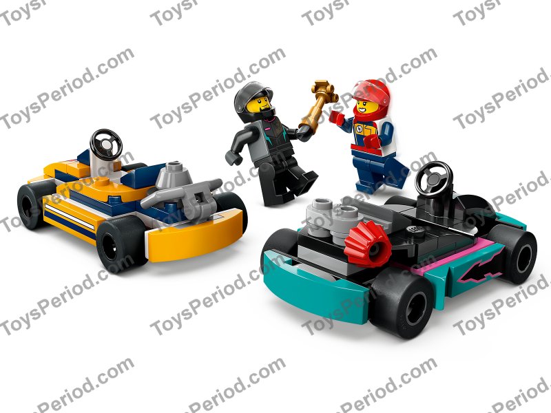 LEGO 60400 Go-Karts and Race Drivers Set Parts List