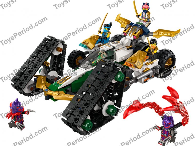 LEGO 71820 Ninja Team Combo Vehicle Set Parts List