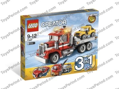LEGO 7347 Highway Pickup Instructions and Parts List