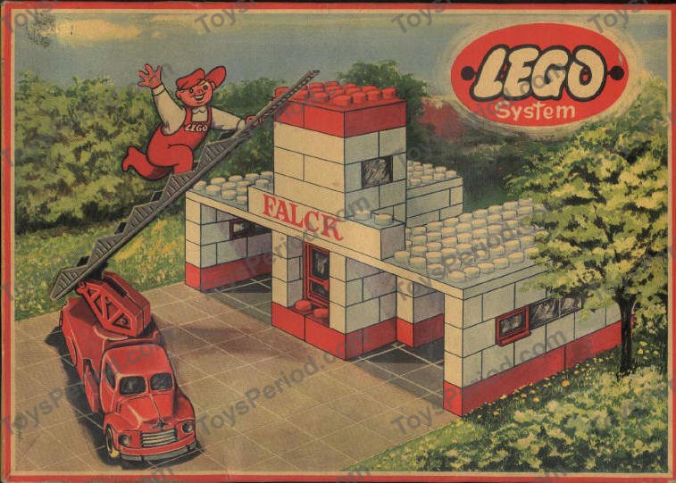 LEGO 1308 Fire Station Set Parts List