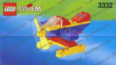 LEGO 3332 Blockbuster Promotional Set - Plane Play Pak Parts List