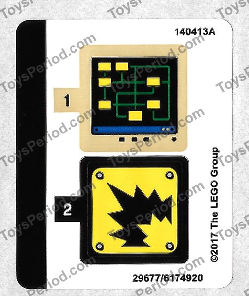 LEGO Sets with Part 70900stk01 Sticker Sheet for Set 70900 - (29677/ ...
