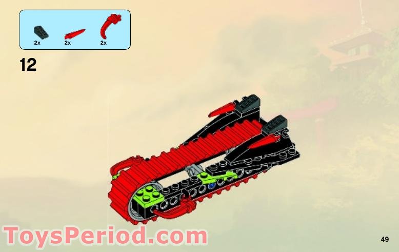LEGO 70501 Warrior Bike Instructions and Parts List