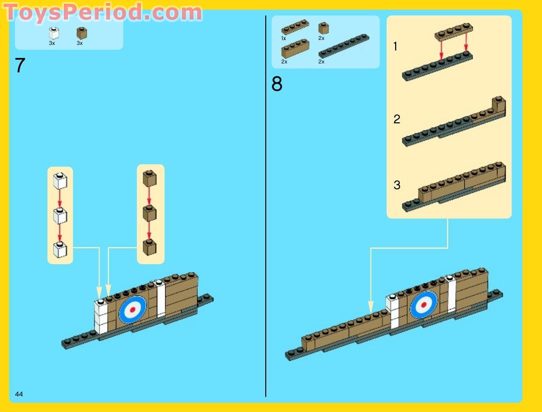 LEGO 10226 Sopwith Camel Instructions and Parts List