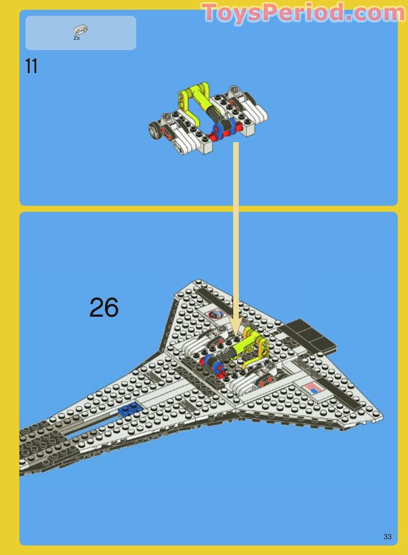 LEGO 10231 Shuttle Expedition Instructions and Parts List