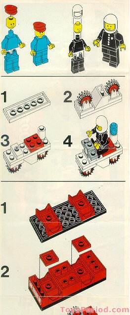 LEGO 673 Rally Repair Crew Instructions and Parts List