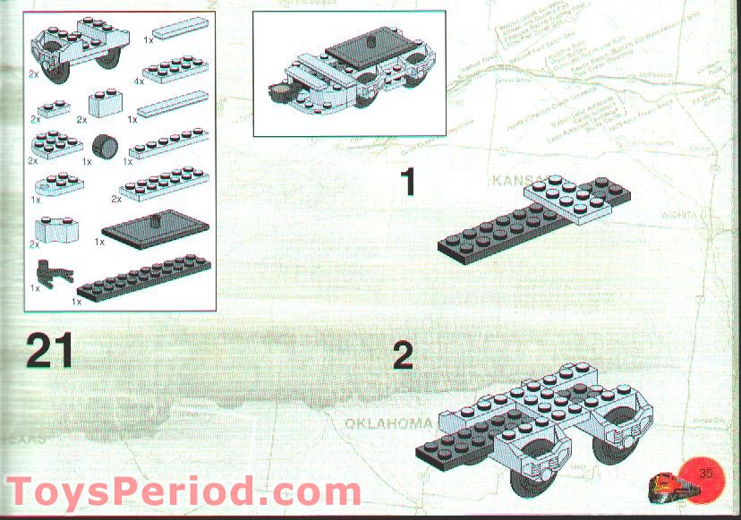 LEGO 10020-1 Santa Fe Super Chief, Standard Edition Instructions and ...