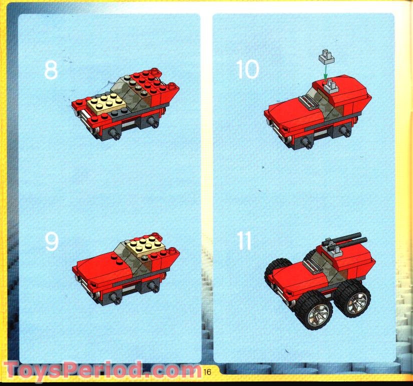 LEGO 4883 Gear Grinders Instructions and Parts List