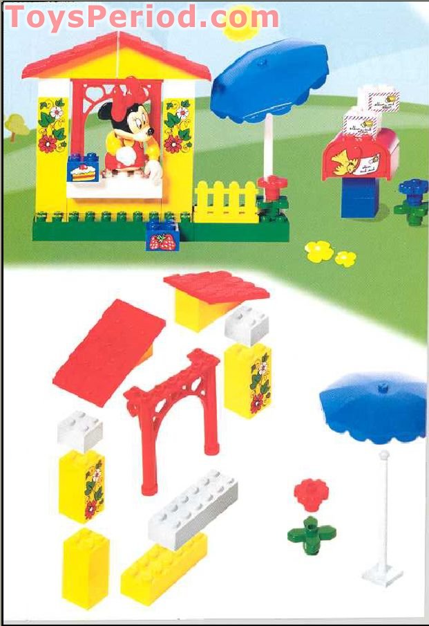 LEGO 4165 Minnie's Birthday Party Instructions and Parts List