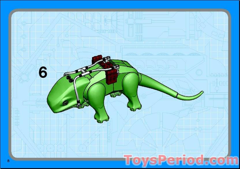 LEGO 4501-1 Mos Eisley Cantina, Blue Box Instructions and Parts List