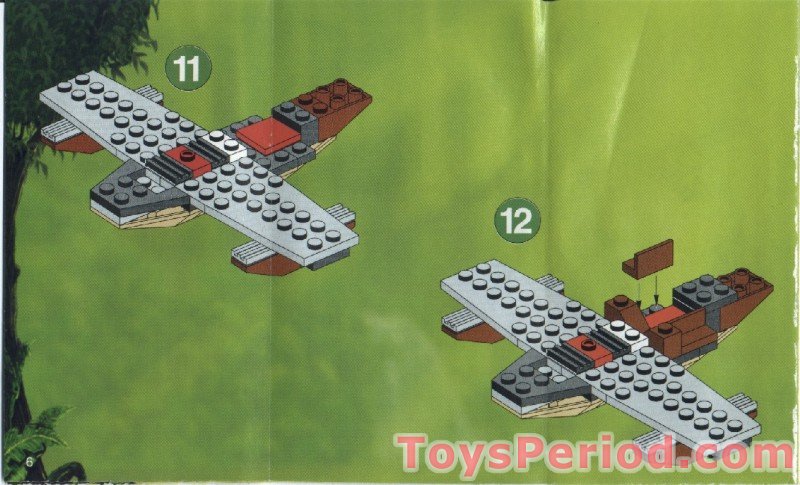 LEGO 5925 Pontoon Plane Instructions and Parts List