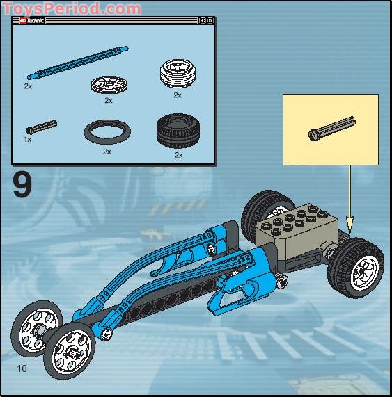 LEGO 5223 Windup Motor 2001 Instructions and Parts List