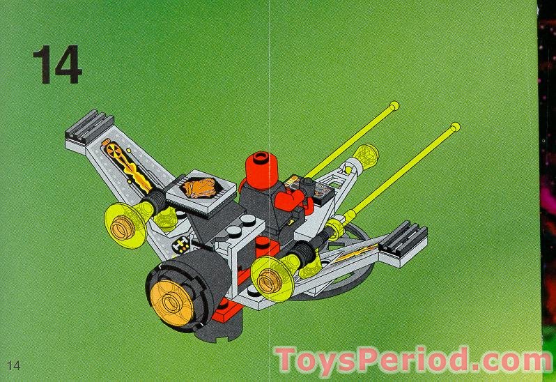 LEGO 6836 V-Wing Fighter Instructions and Parts List