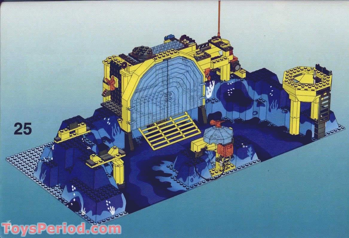 LEGO 6195 Neptune Discovery Lab - Aqua Dome 7 Instructions and Parts List