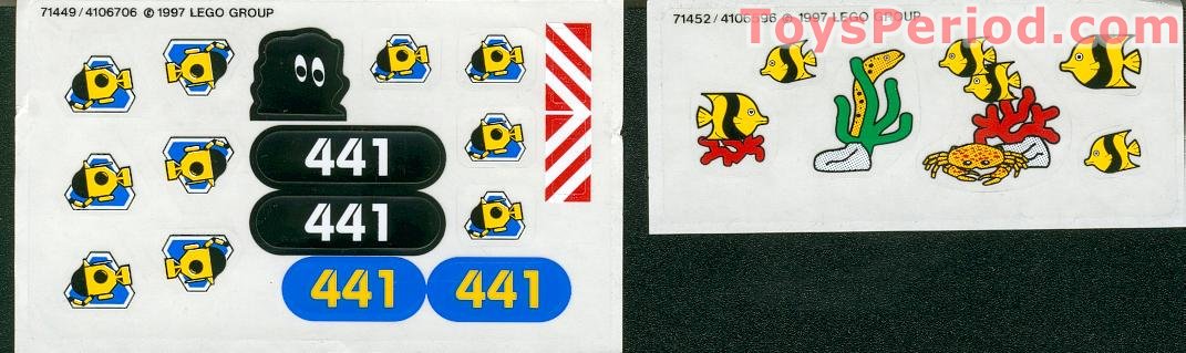 LEGO 6441 Deep Reef Refuge Instructions and Parts List