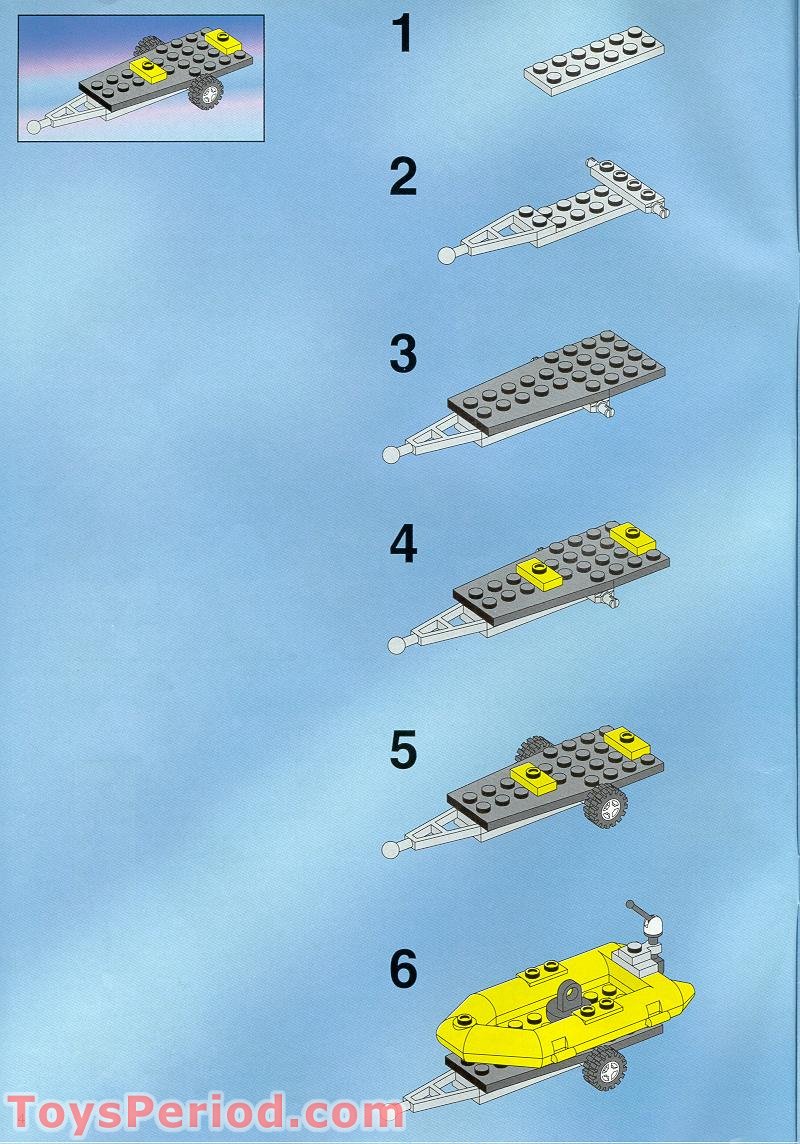 LEGO 6479 Emergency Response Center Instructions and Parts List
