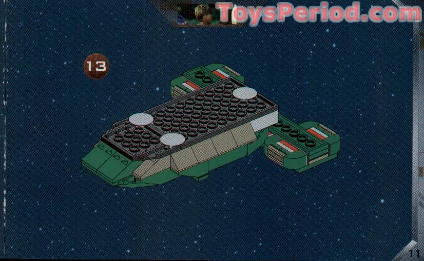 LEGO 7124 Flash Speeder Instructions and Parts List