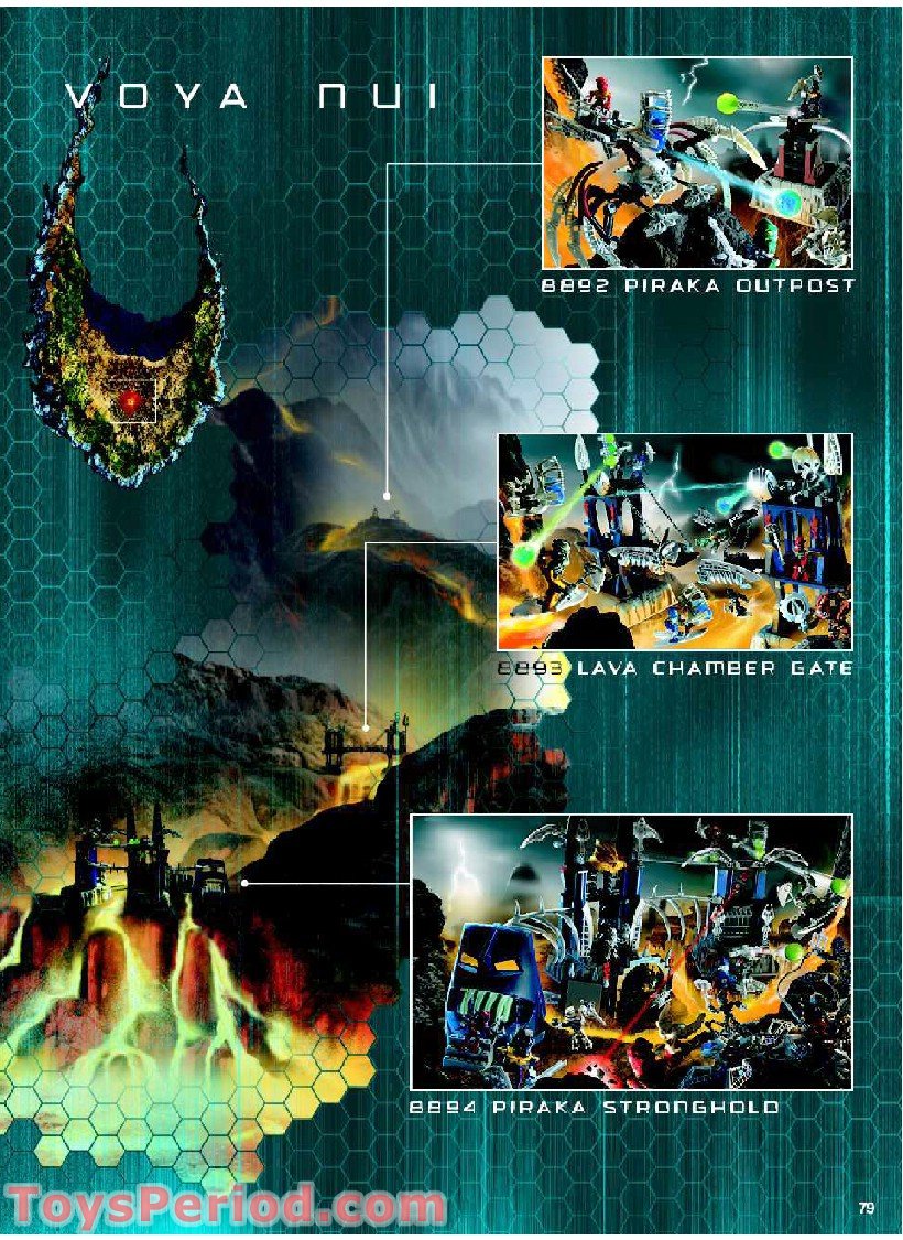 LEGO 8624 Race for the Mask of Life Instructions and Parts List