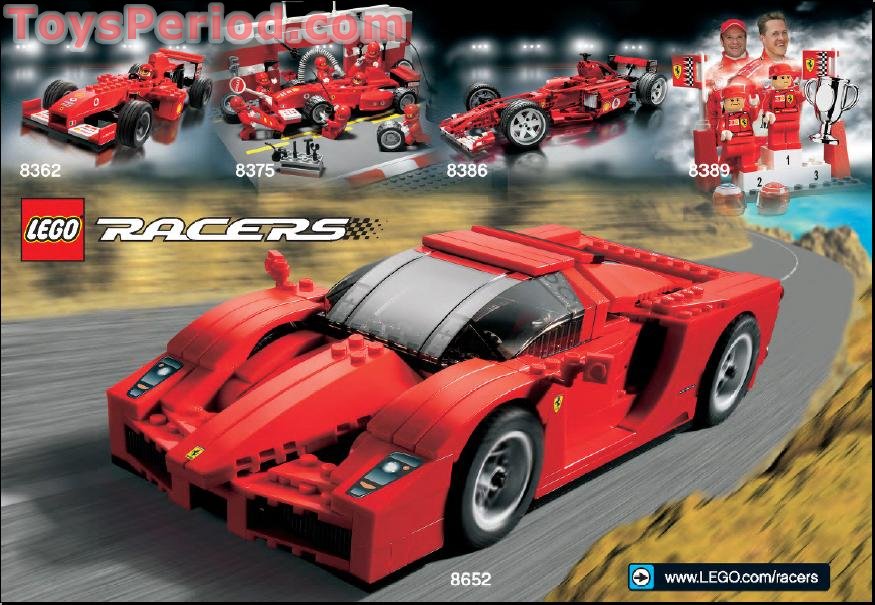 LEGO 8645 Muscle Slammer Bike Instructions and Parts List