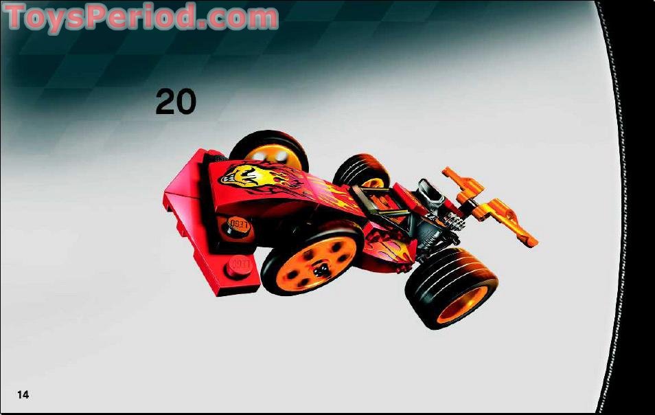 LEGO 8667 Action Wheelie Instructions and Parts List