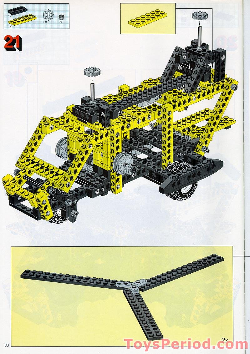 LEGO 8062 Universal Set with Storage Case Instructions and Parts List