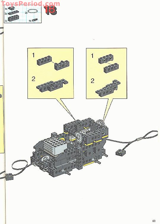 LEGO 8082 Multi Control Set Instructions and Parts List