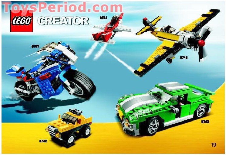 LEGO 8260 Tractor Instructions and Parts List