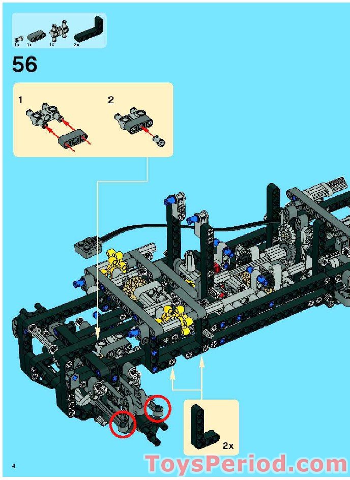 LEGO 8297 Off Roader Instructions and Parts List