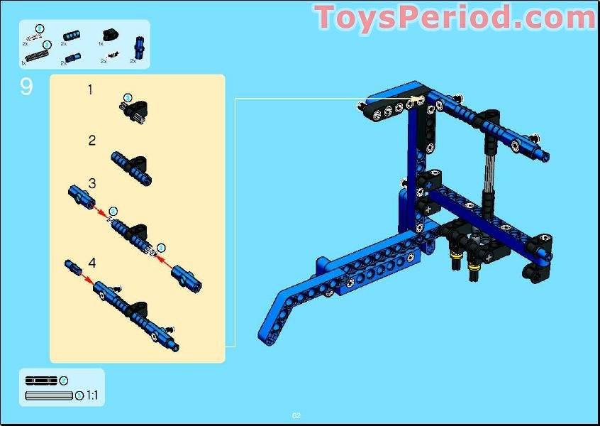LEGO 8435 4wd Instructions and Parts List