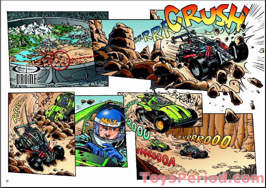 LEGO 8475 RC Race Buggy Instructions and Parts List