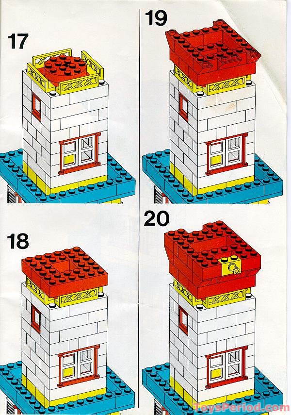 LEGO 535-1 Basic Building Set, 5 Plus Instructions and Parts List
