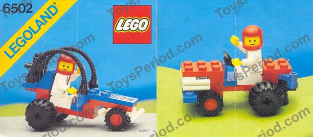 LEGO 6502 Turbo Racer Instructions and Parts List