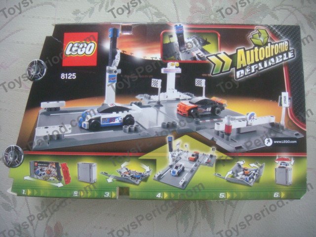 LEGO 8125 Thunder Raceway Instructions and Parts List