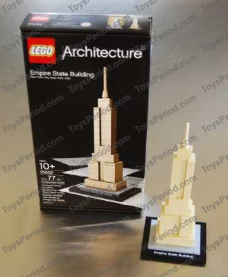 LEGO 21002 Empire State Building Instructions and Parts List